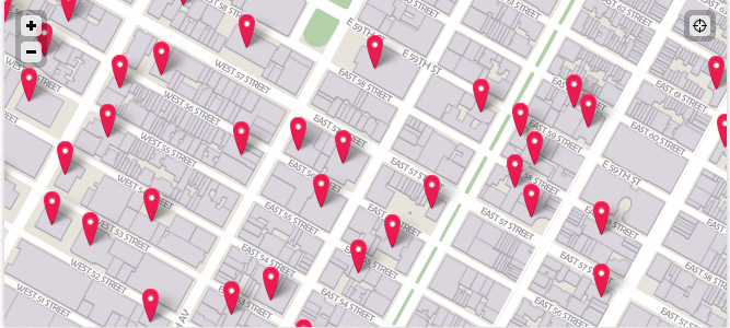 Map of NYC’s privately owned public spaces – Baerwald Research, LLC